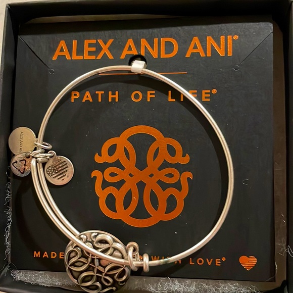 Alex and Ani | Jewelry | Alex And Ani Path Of Life Charm Bangle | Poshmark